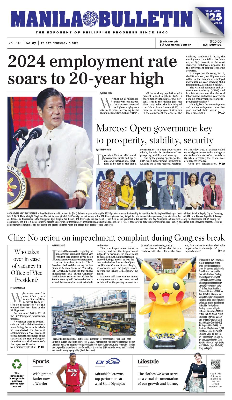 Get digital access to Manila Bulletin - February 7, 2025 issue | Magzter.com