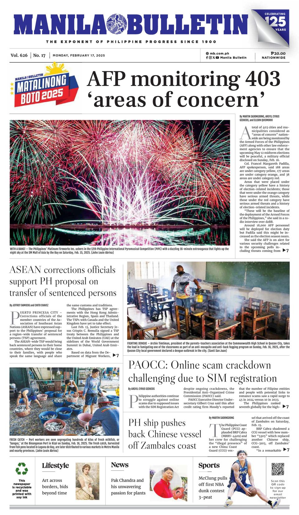 Get digital access to Manila Bulletin - February 17, 2025 issue | Magzter.com