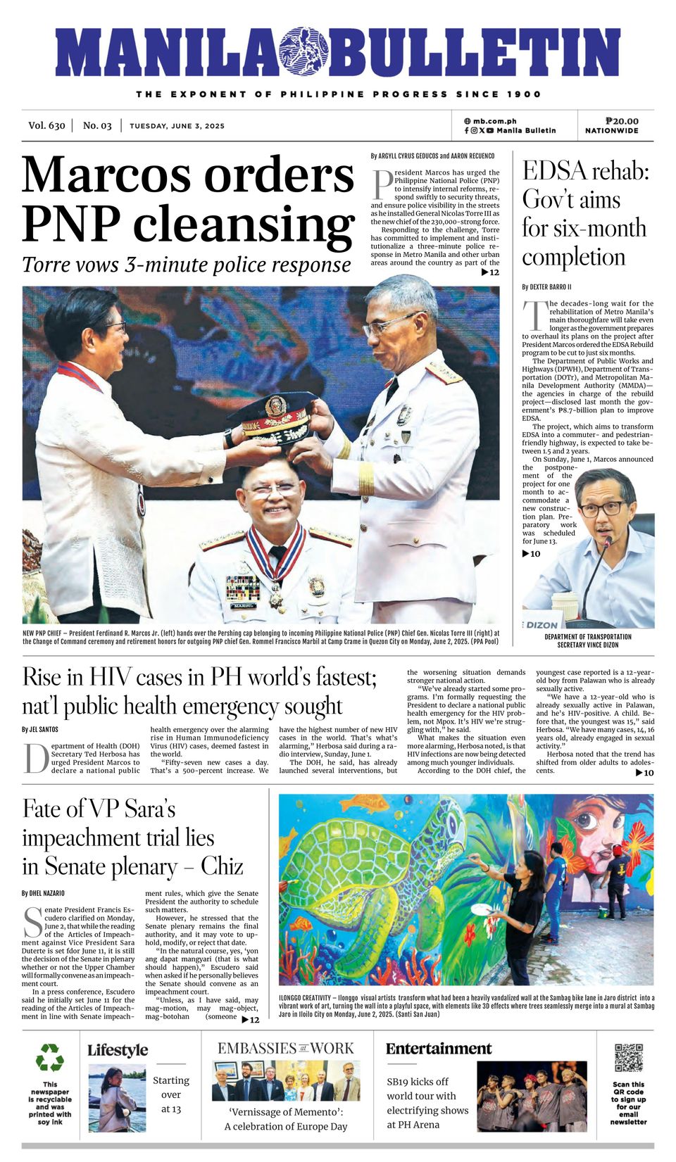 Get digital access to Manila Bulletin - June 03, 2025 issue | Magzter.com