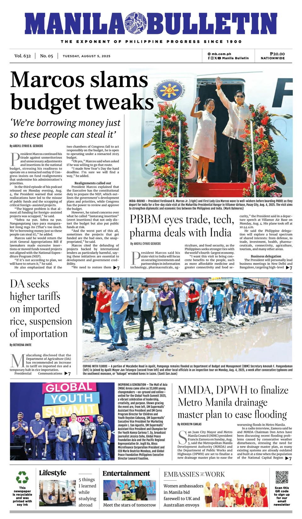 Get digital access to Manila Bulletin - August 05 2025 issue | Magzter.com