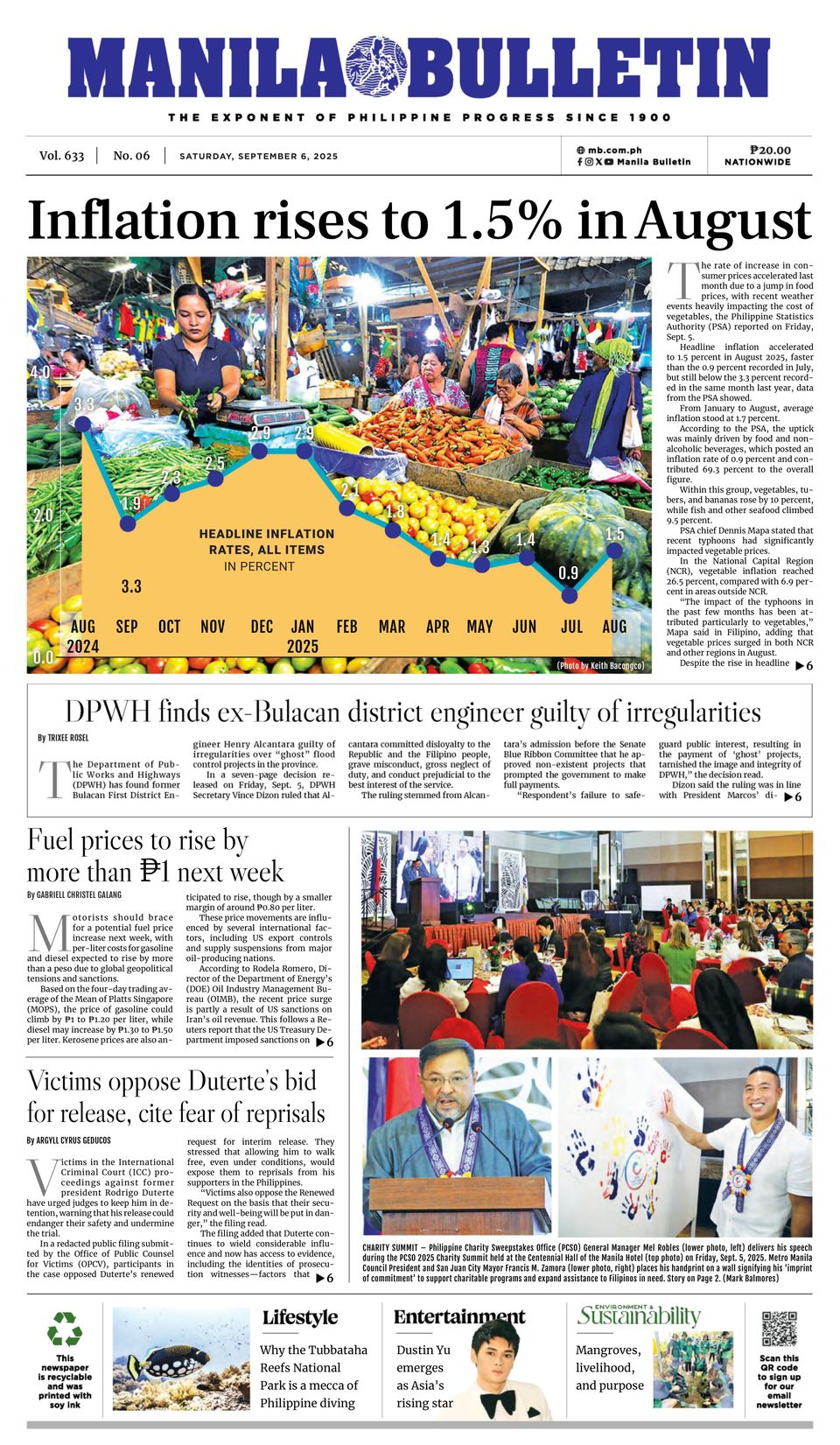 Get digital access to Manila Bulletin - September 6, 2025 issue ...