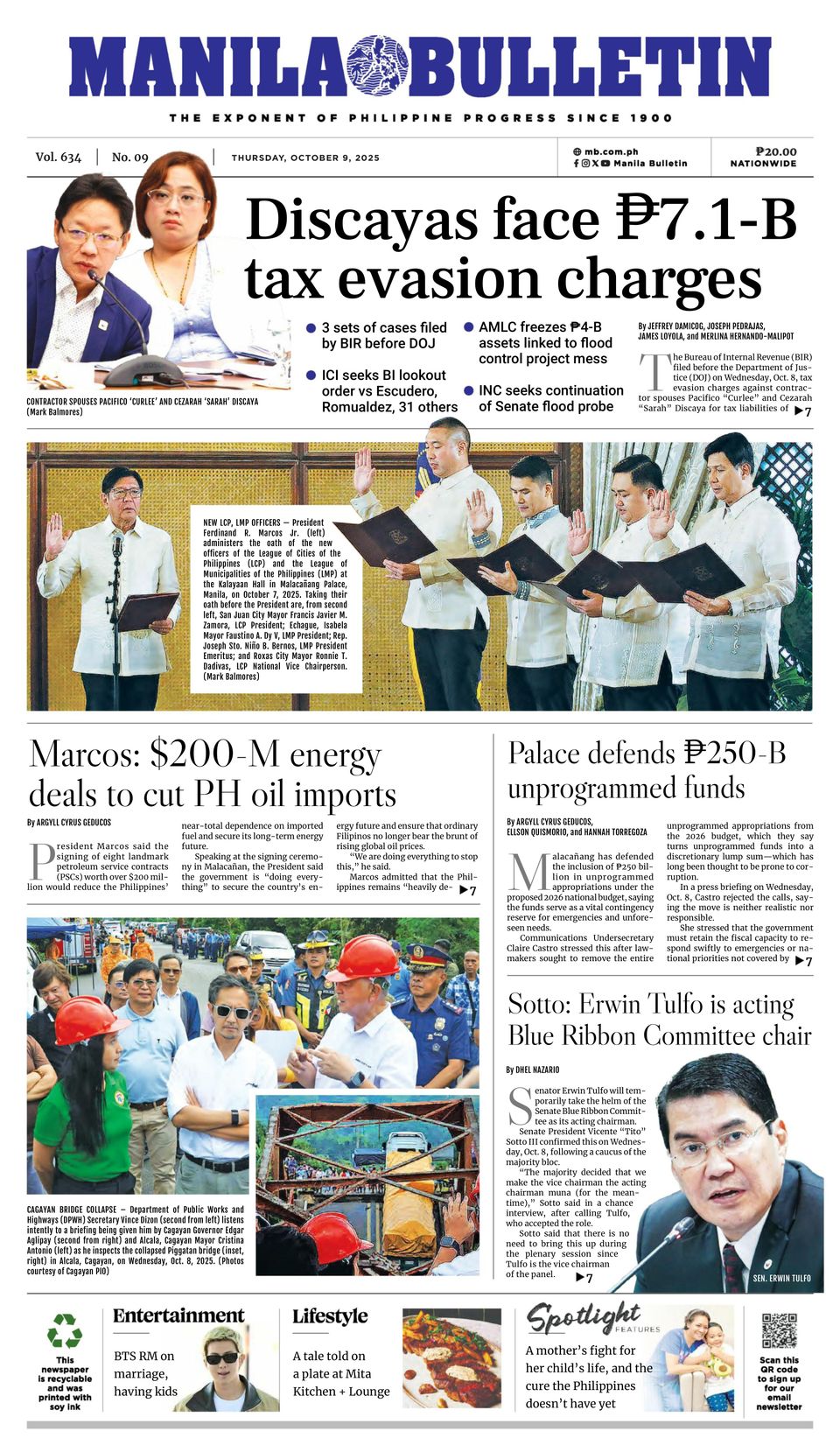 Get digital access to Manila Bulletin - October 9, 2025 issue | Magzter.com