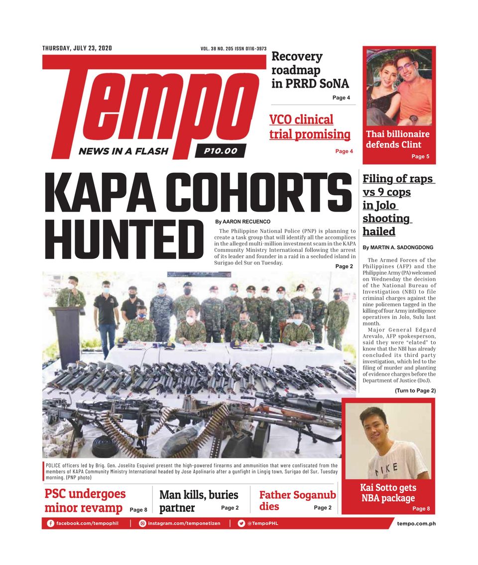 Get digital access to Tempo - July 23, 2020 issue | Magzter.com