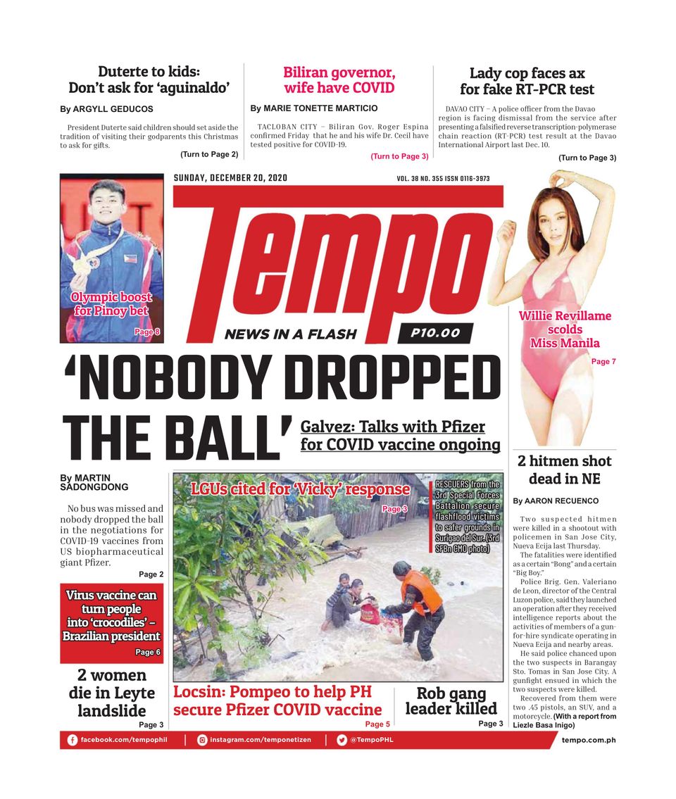 Get digital access to Tempo - December 20, 2020 issue | Magzter.com