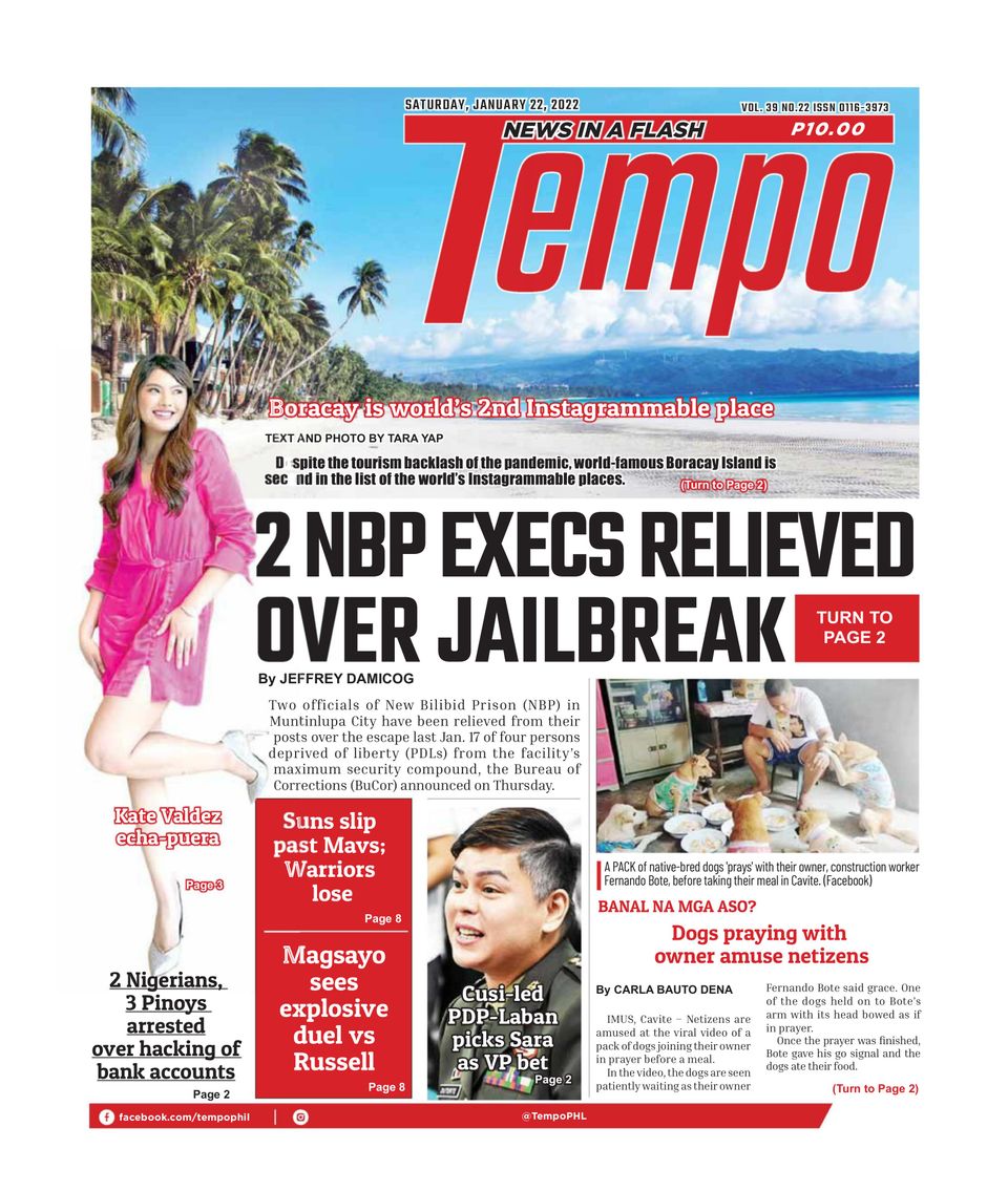Tempo-January 22, 2022 Newspaper - Get your Digital Subscription