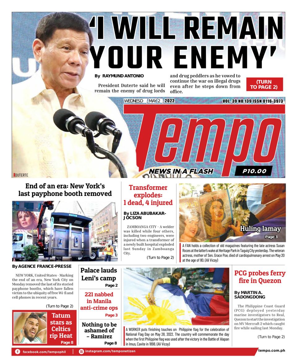 Tempo-May 25, 2022 Newspaper - Get your Digital Subscription