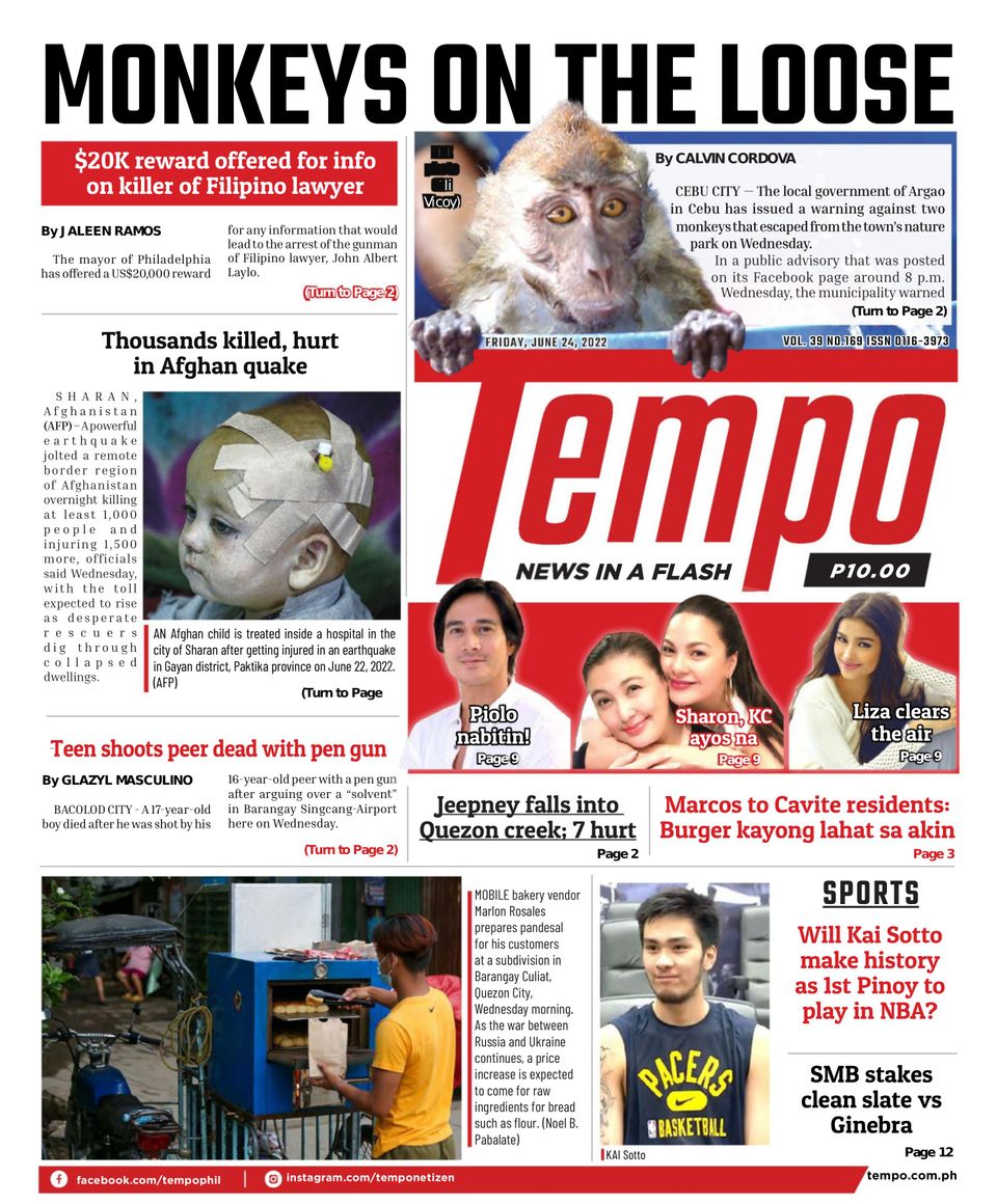 Tempo-June 24, 2022 Newspaper - Get your Digital Subscription