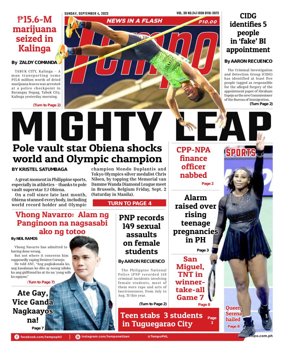 Tempo-September 4, 2022 Newspaper - Get your Digital Subscription