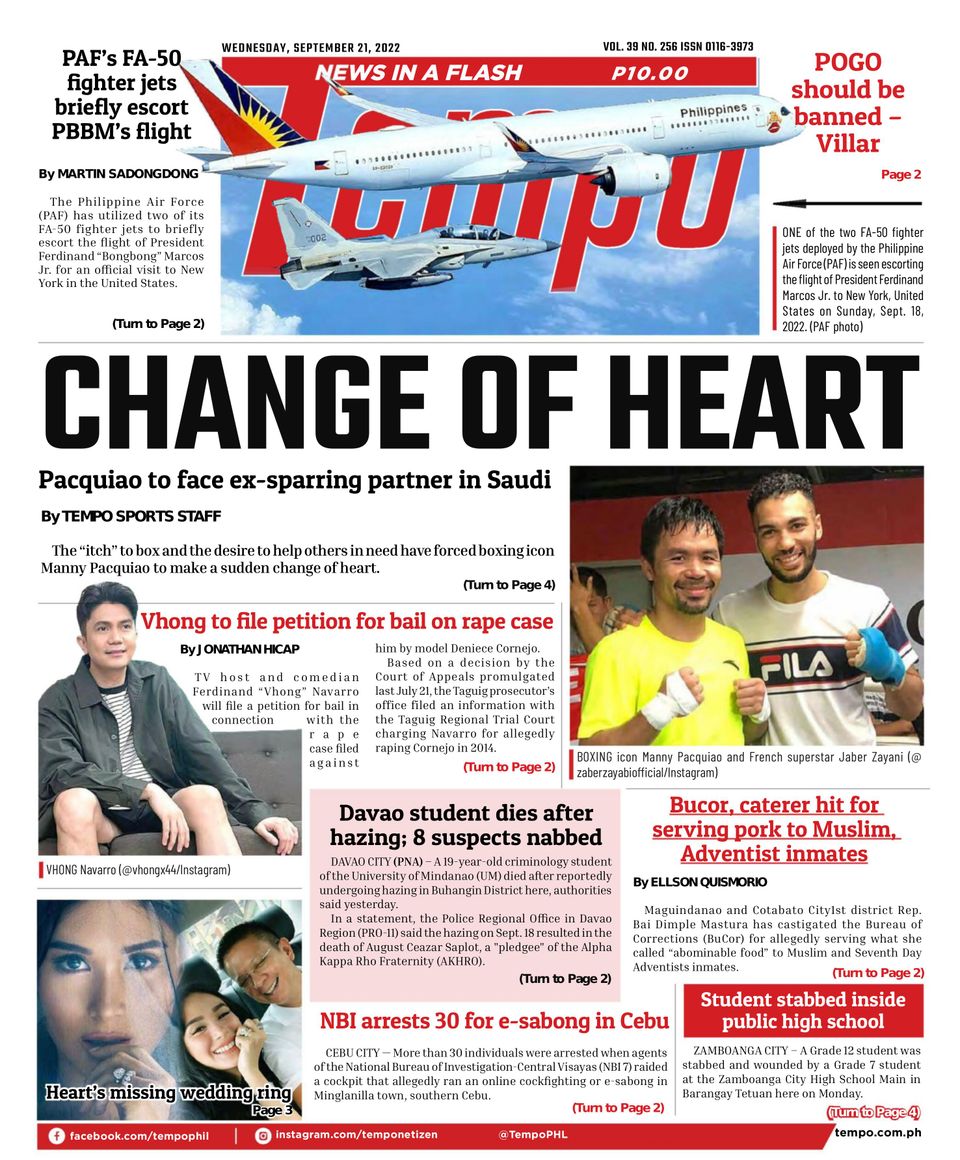 Tempo-September 21, 2022 Newspaper - Get your Digital Subscription