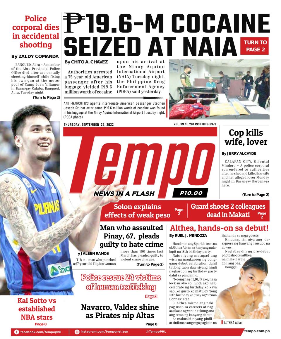 Tempo-September 29, 2022 Newspaper - Get your Digital Subscription