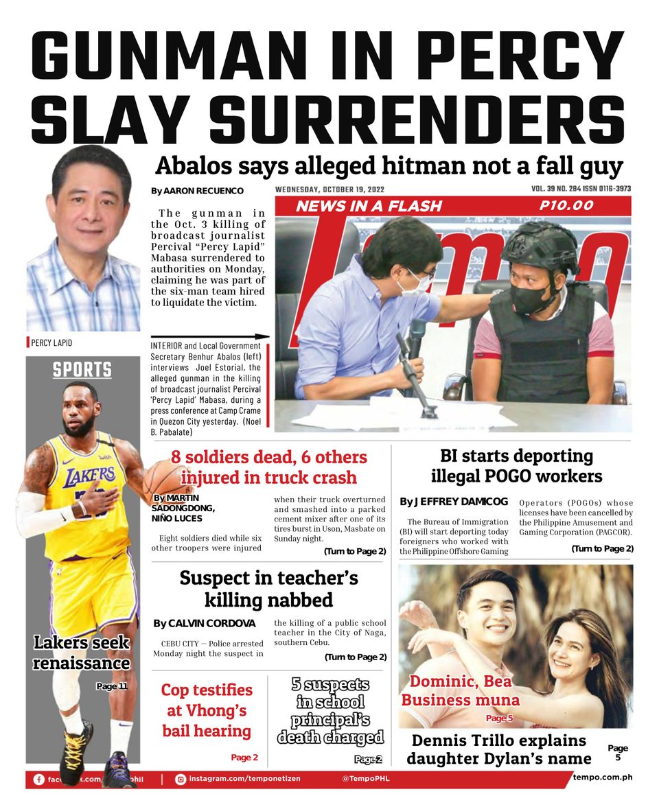 Tempo-October 19, 2022 Newspaper - Get your Digital Subscription