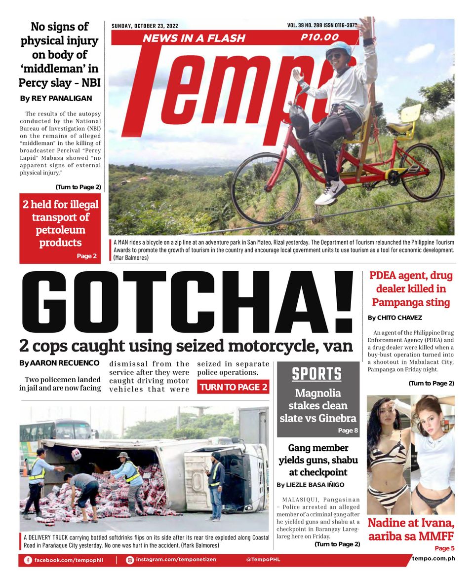 Tempo-October 23, 2022 Newspaper - Get your Digital Subscription