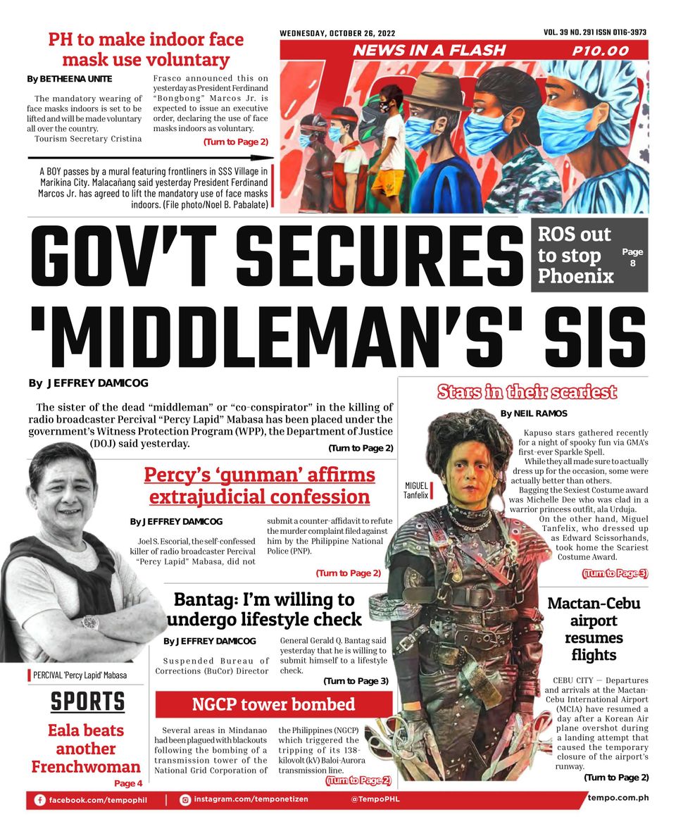 Tempo-October 26, 2022 Newspaper - Get your Digital Subscription