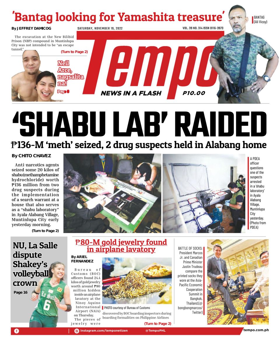 Tempo-November 19, 2022 Newspaper - Get your Digital Subscription