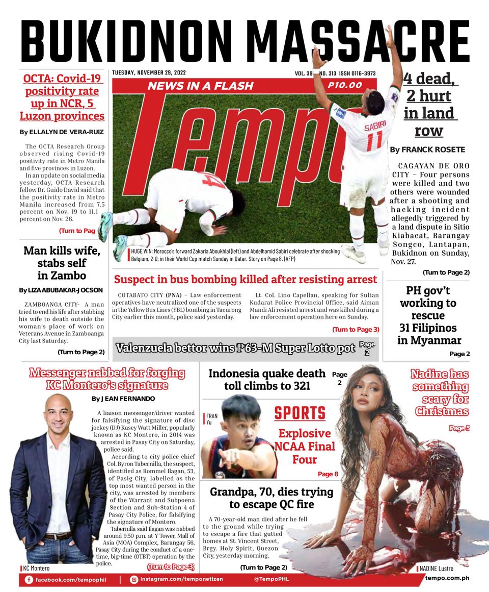 Tempo-November 29, 2022 Newspaper - Get your Digital Subscription