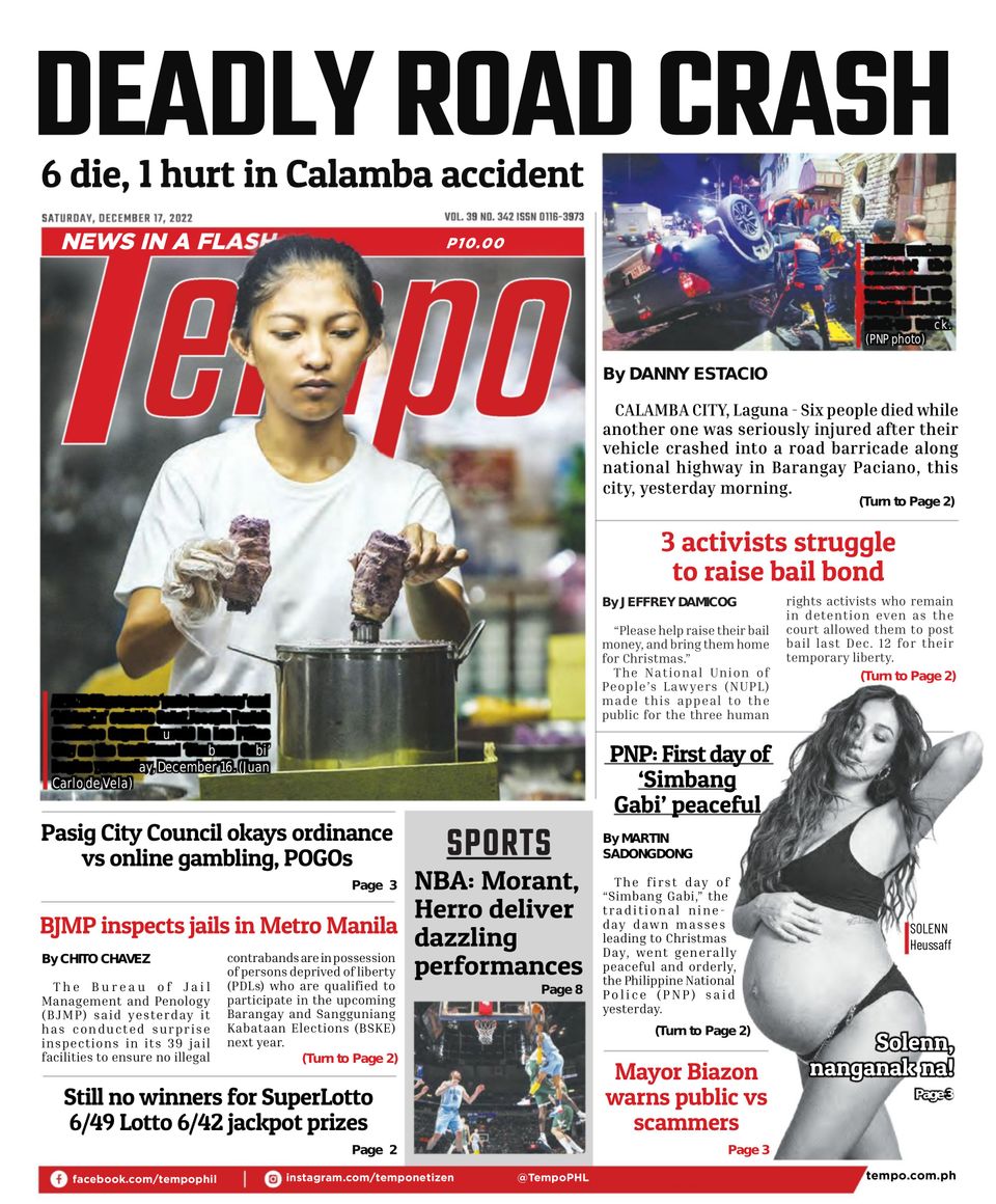 Tempo-December 17, 2022 Newspaper - Get your Digital Subscription