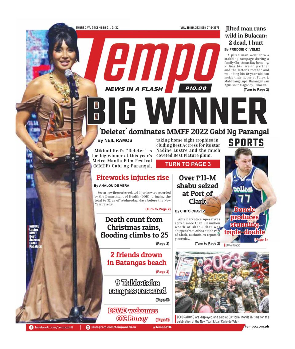Tempo-December 29, 2022 Newspaper - Get your Digital Subscription