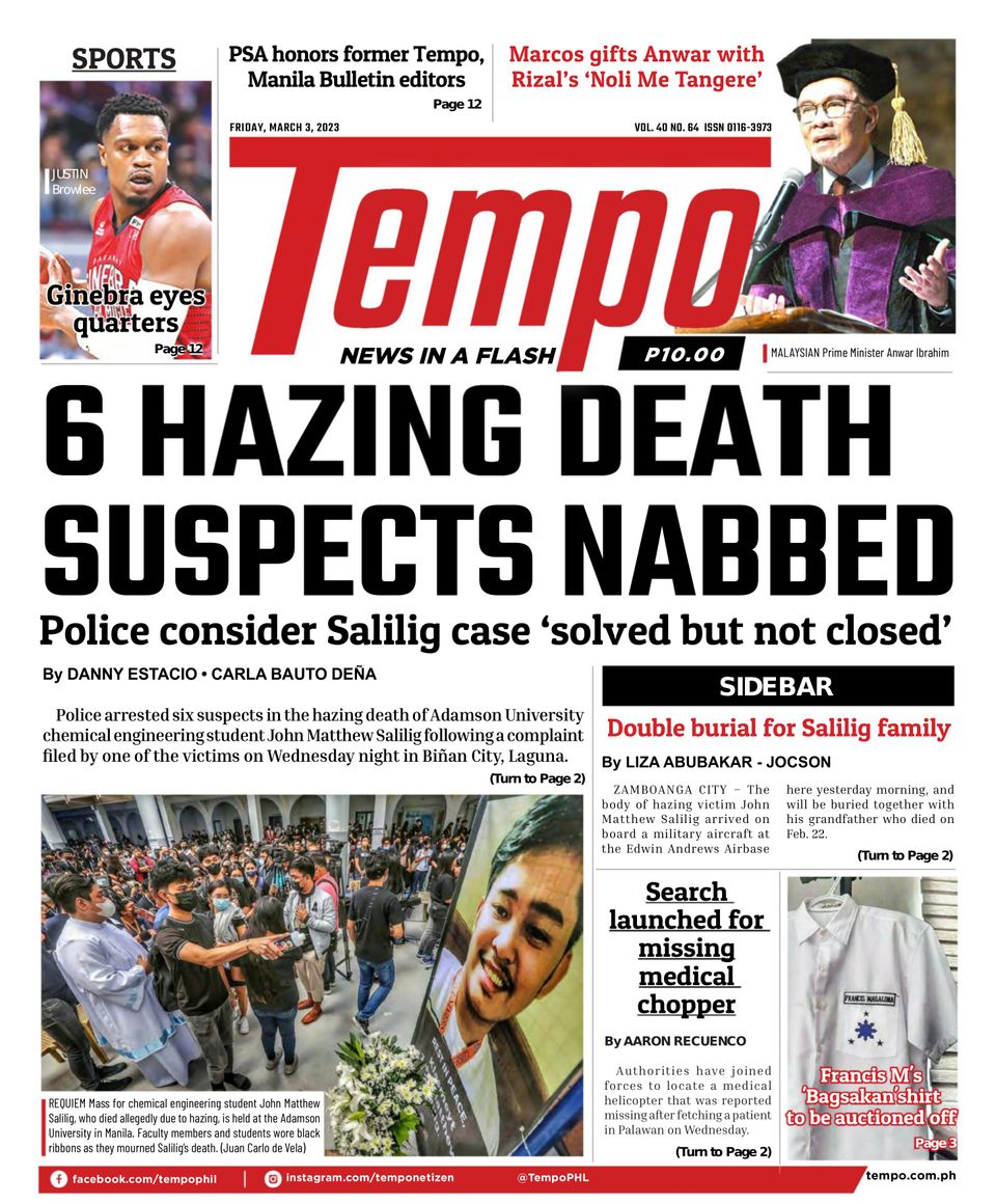 Get digital access to Tempo - March 3, 2023 issue | Magzter.com