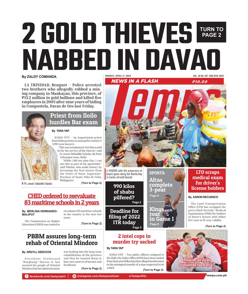 Tempo-April 17, 2023 Newspaper - Get your Digital Subscription