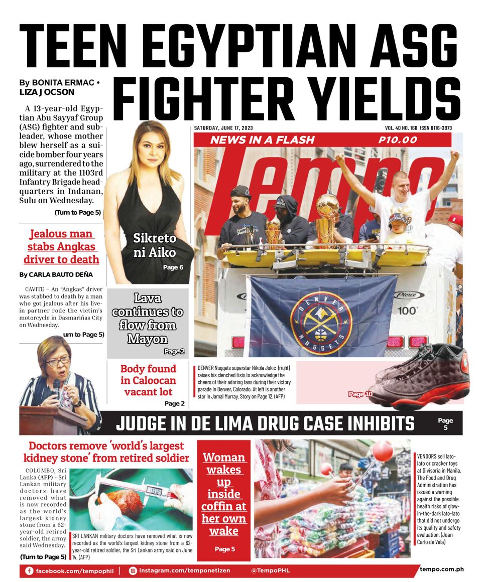 Get digital access to Tempo - June 17, 2023 issue | Magzter.com