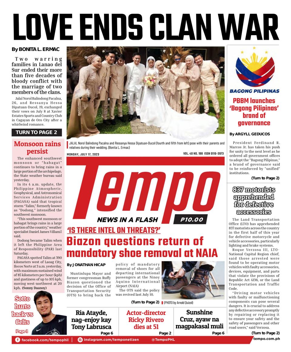 Tempo-July 17, 2023 Newspaper - Get your Digital Subscription