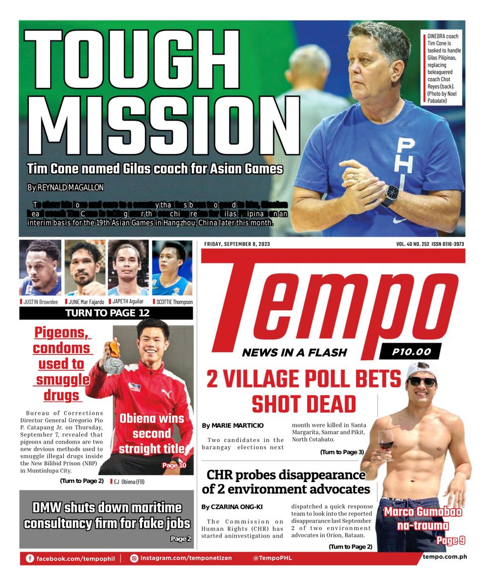 Tempo-September 8, 2023 Newspaper - Get your Digital Subscription