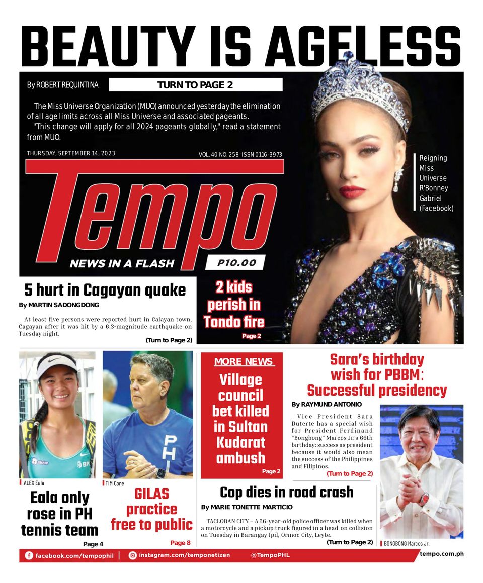 Get digital access to Tempo - September 14, 2023 issue | Magzter.com
