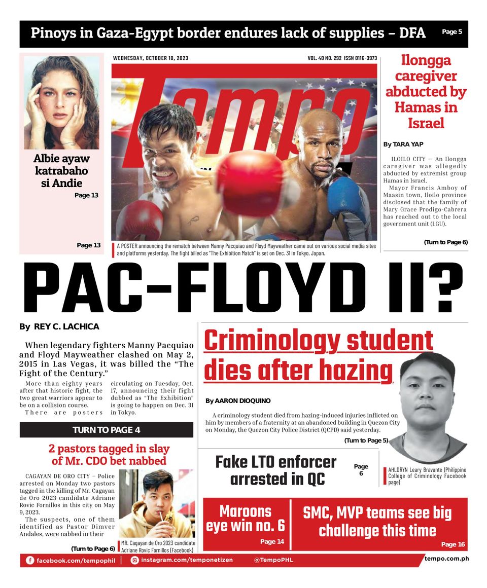 Get digital access to Tempo - October 18, 2023 issue | Magzter.com