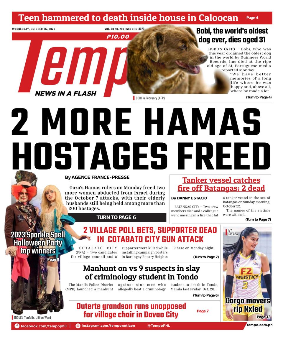 Tempo-October 25, 2023 Newspaper - Get your Digital Subscription
