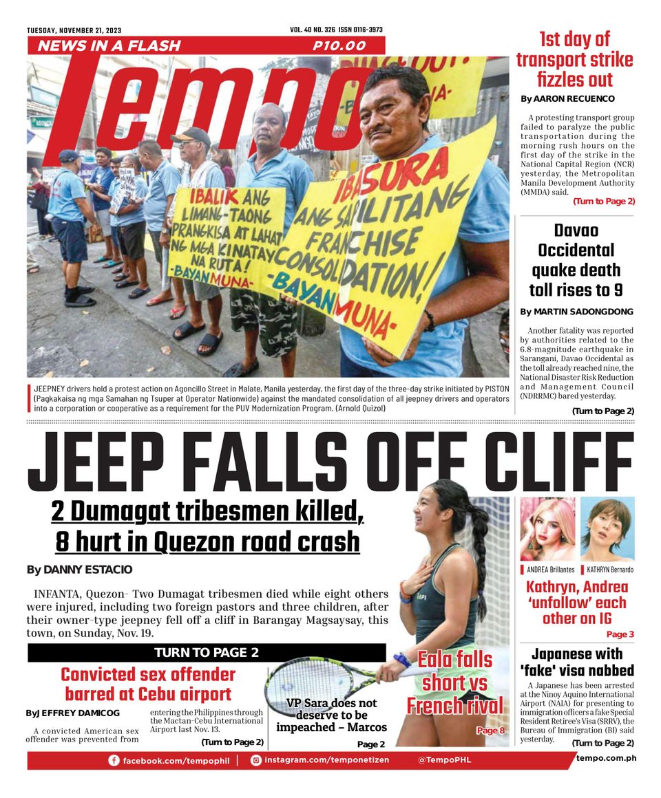 Get digital access to Tempo - November 21, 2023 issue | Magzter.com