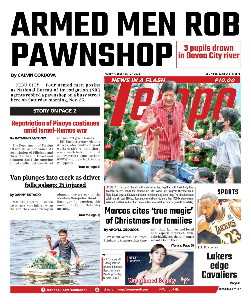Get digital access to Tempo - November 27, 2023 issue | Magzter.com