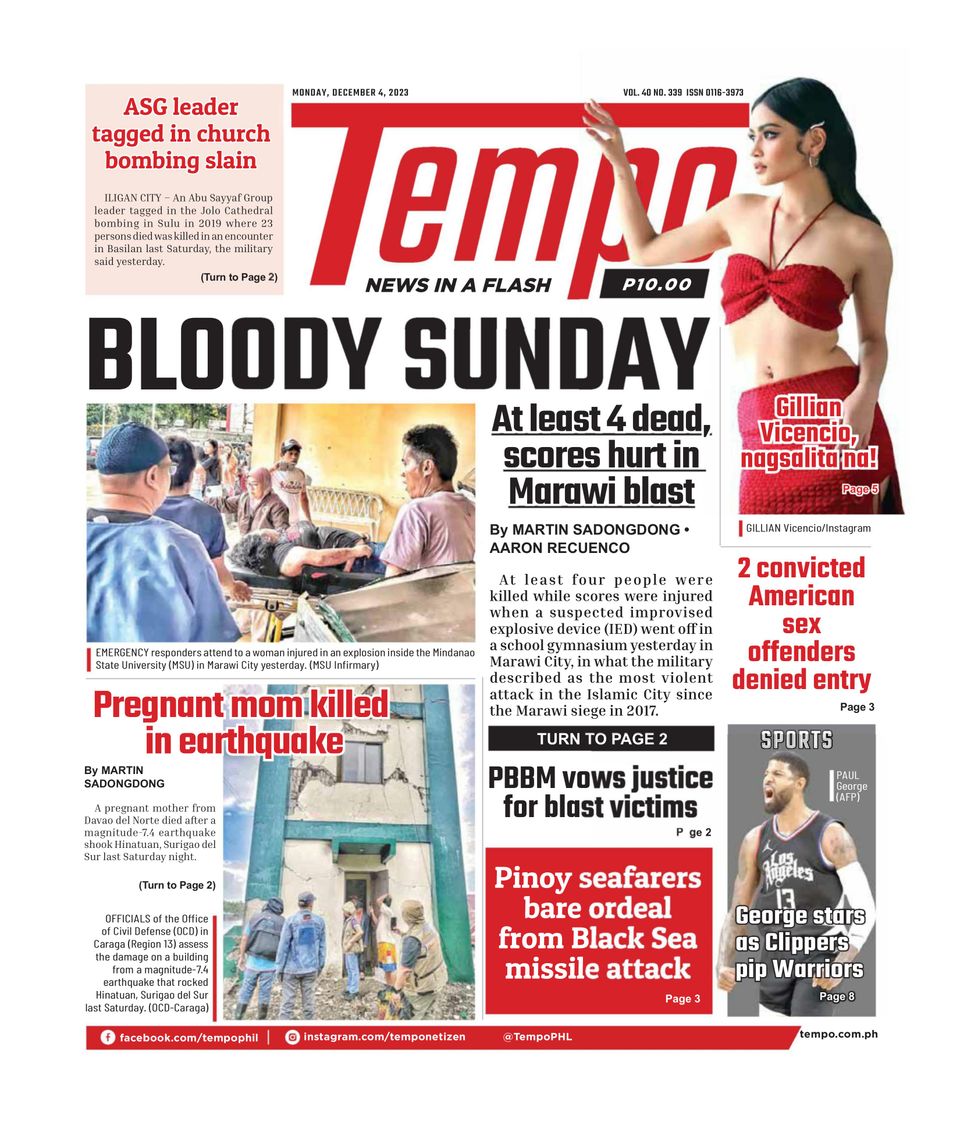 Get digital access to Tempo - December 4, 2023 issue | Magzter.com