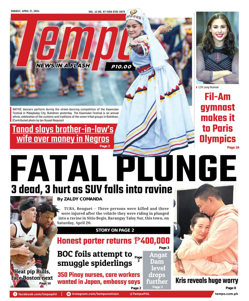Get digital access to Tempo - April 21, 2024 issue | Magzter.com