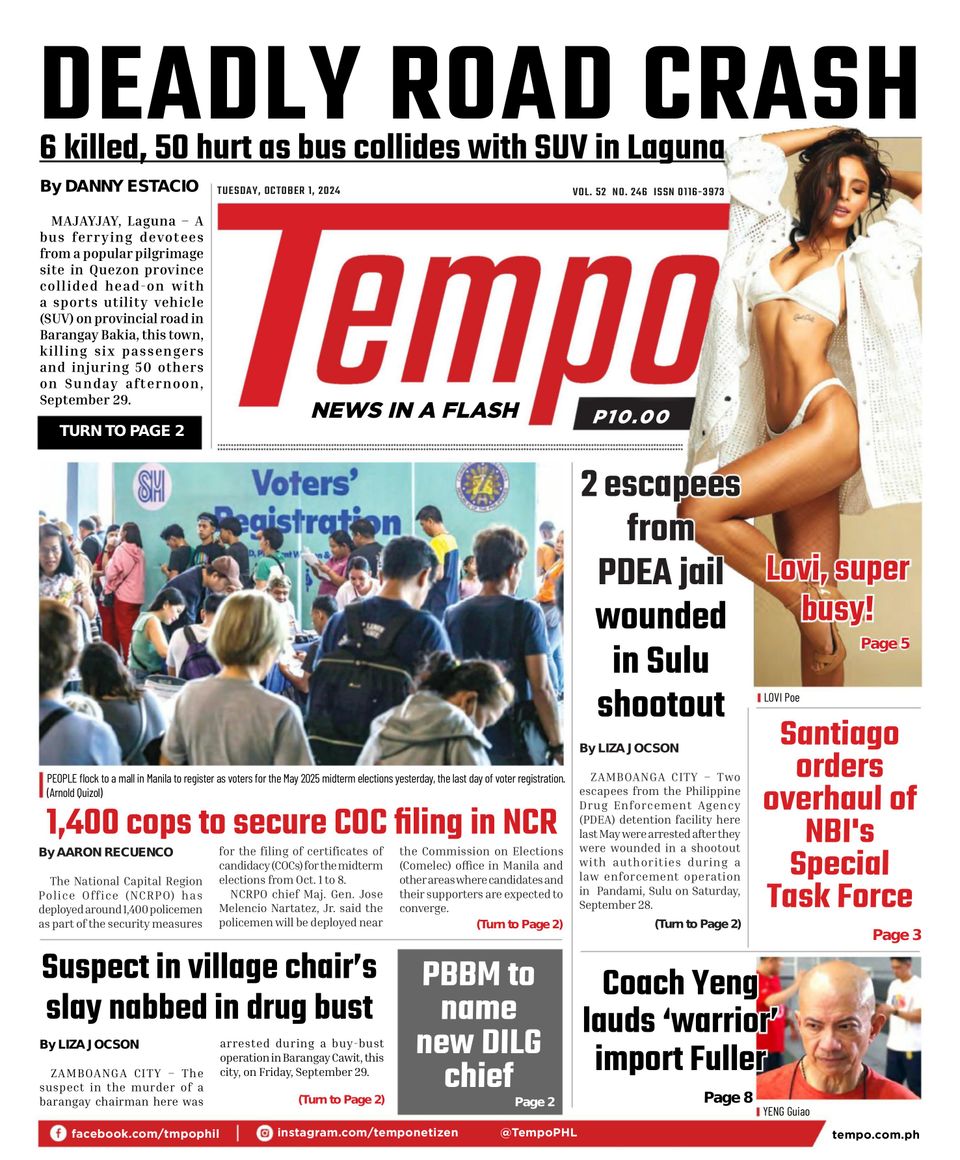 Get digital access to Tempo - October 1, 2024 issue | Magzter.com