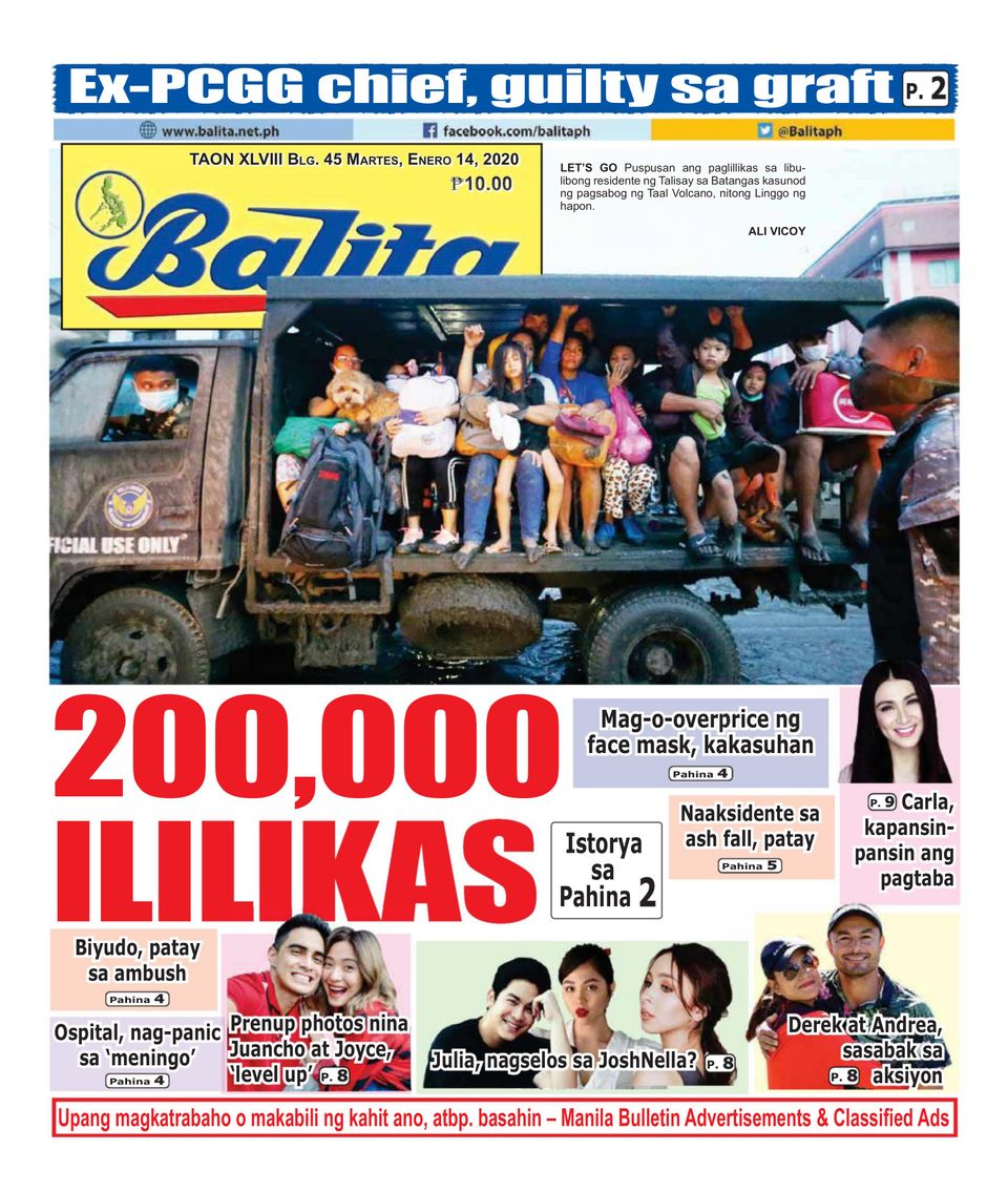 Get digital access to Balita - January 14, 2020 issue | Magzter.com