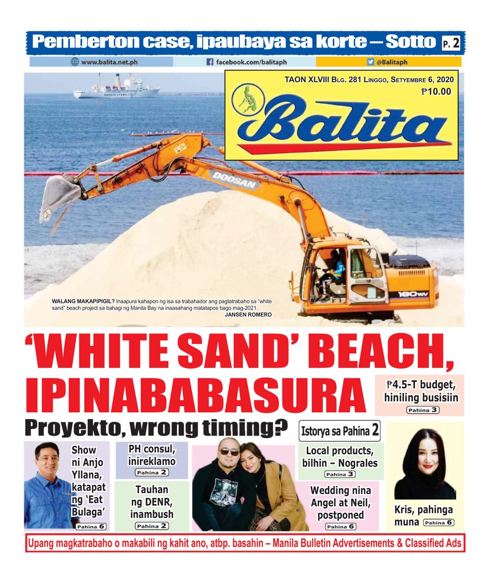 Get digital access to Balita - September 6, 2020 issue | Magzter.com