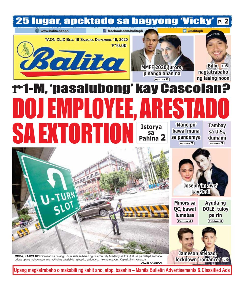 Get digital access to Balita - December 19, 2020 issue | Magzter.com