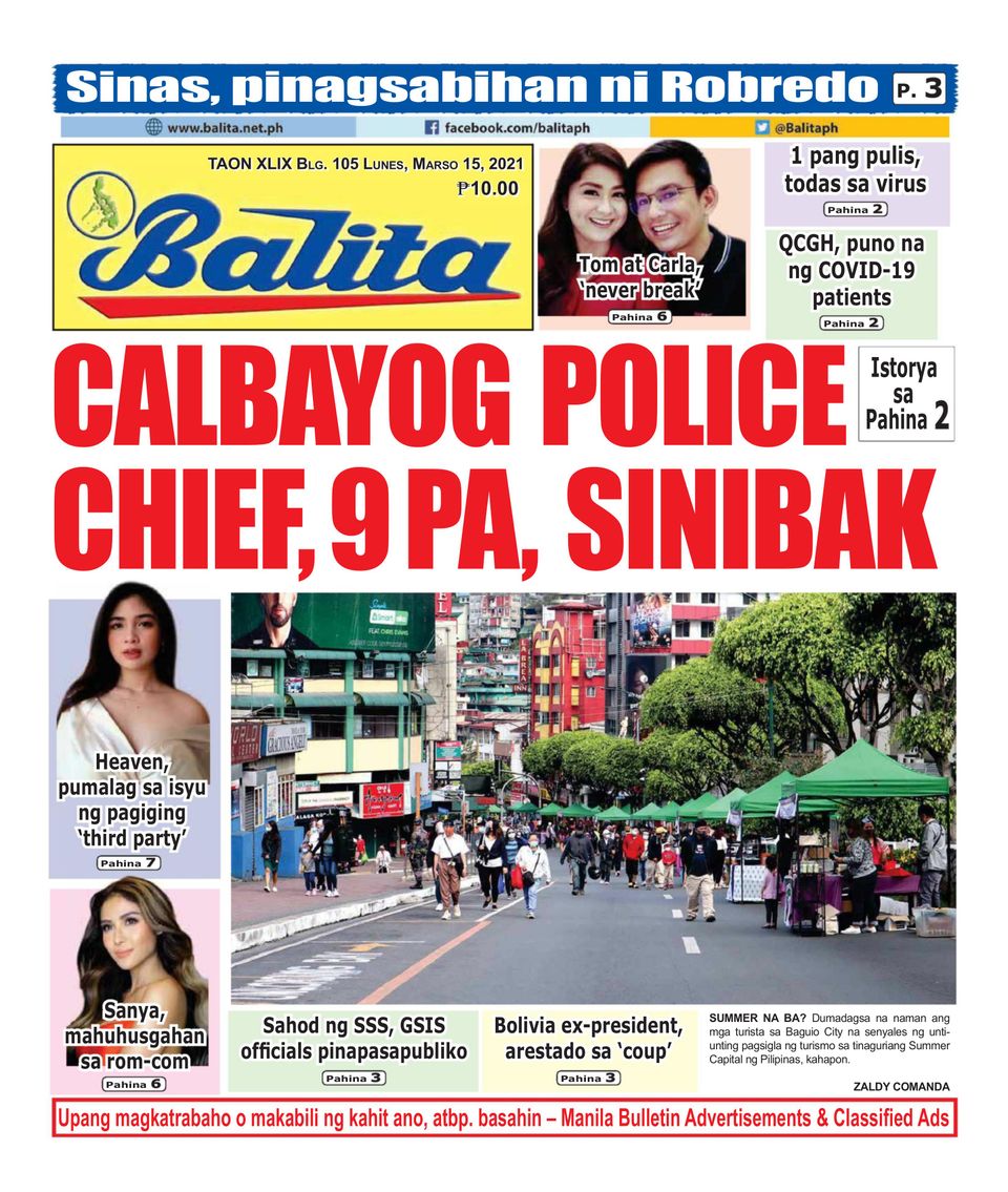 Get digital access to Balita - March 15, 2021 issue | Magzter.com