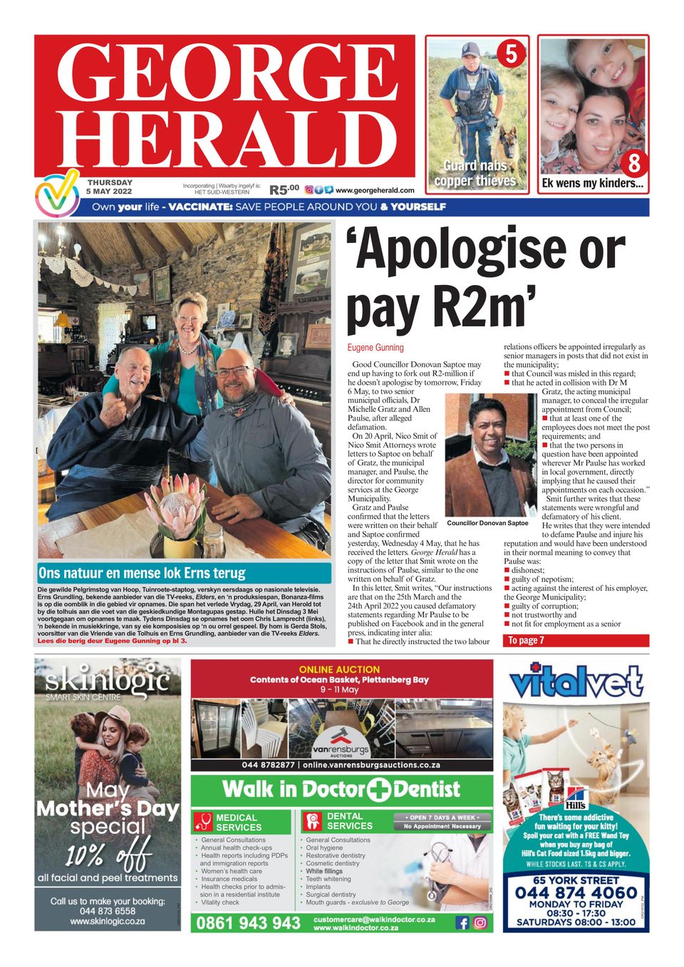 Get digital access to George Herald - May 05, 2022 issue | Magzter.com