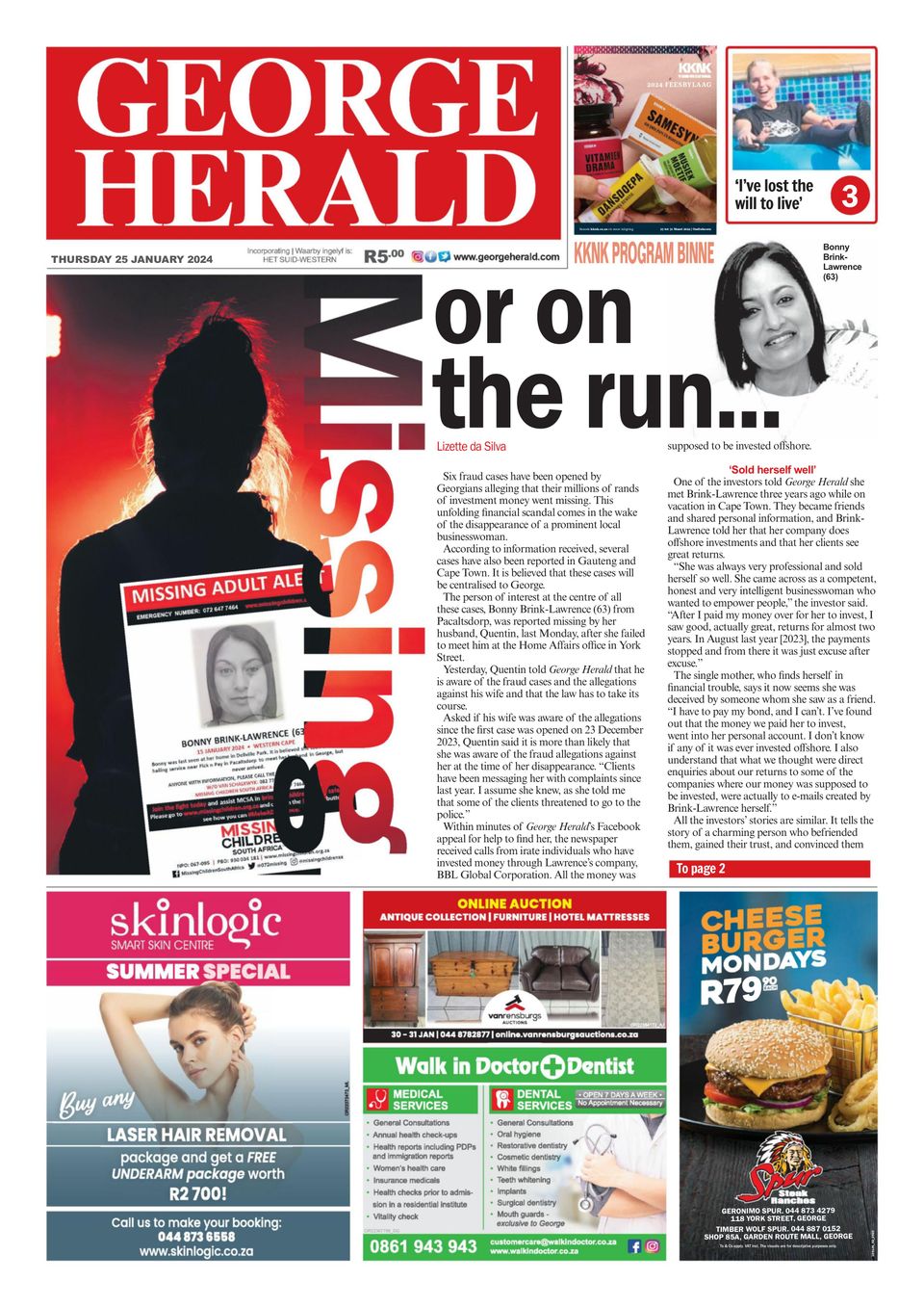 George Herald-January 25, 2024 Newspaper - Get your Digital Subscription