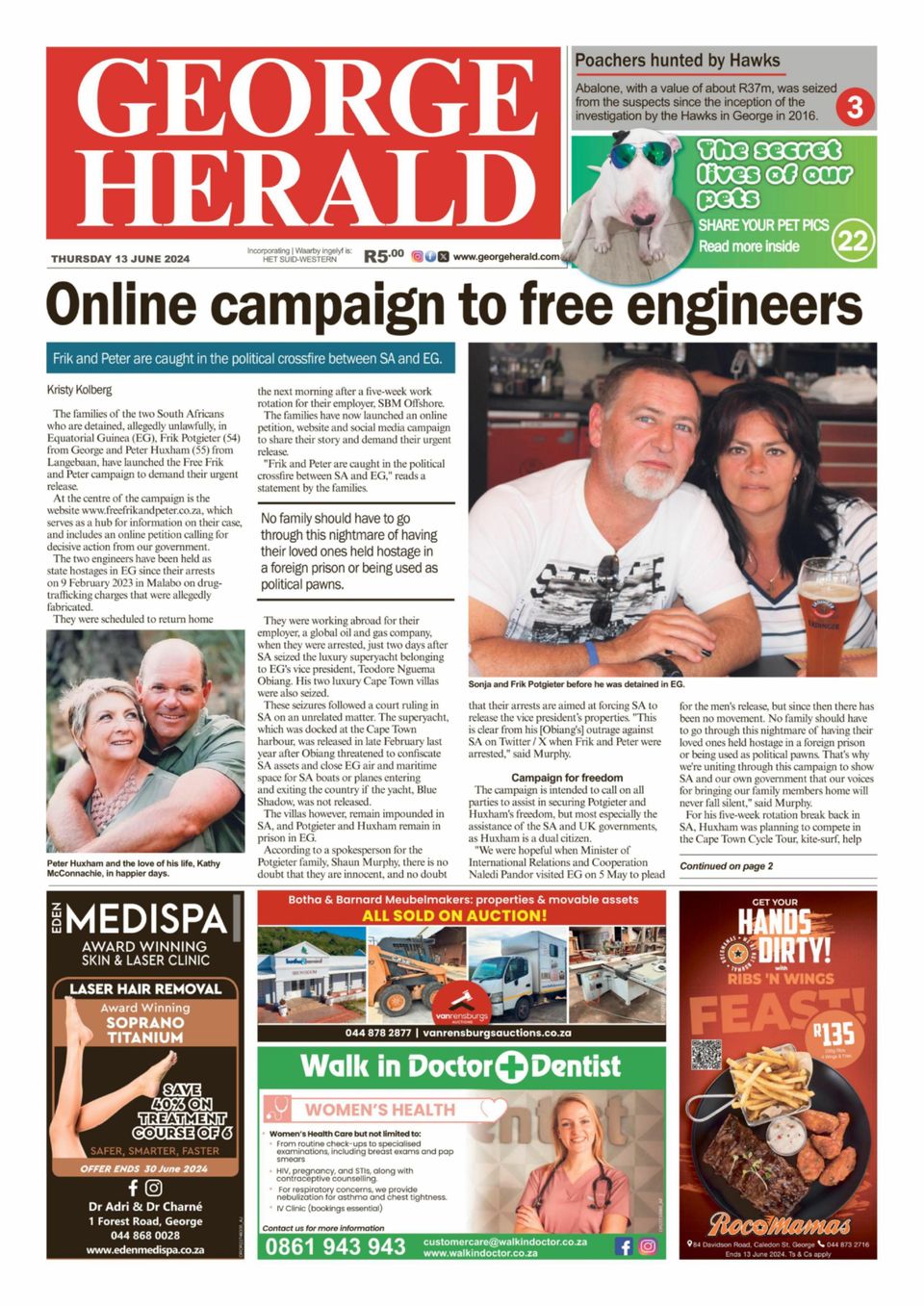Get digital access to George Herald - June 13, 2024 issue | Magzter.com