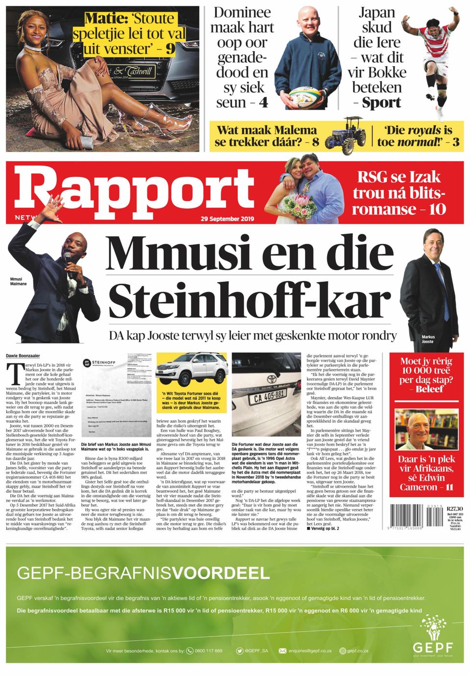 Rapport-September 29, 2019 Newspaper - Get your Digital Subscription