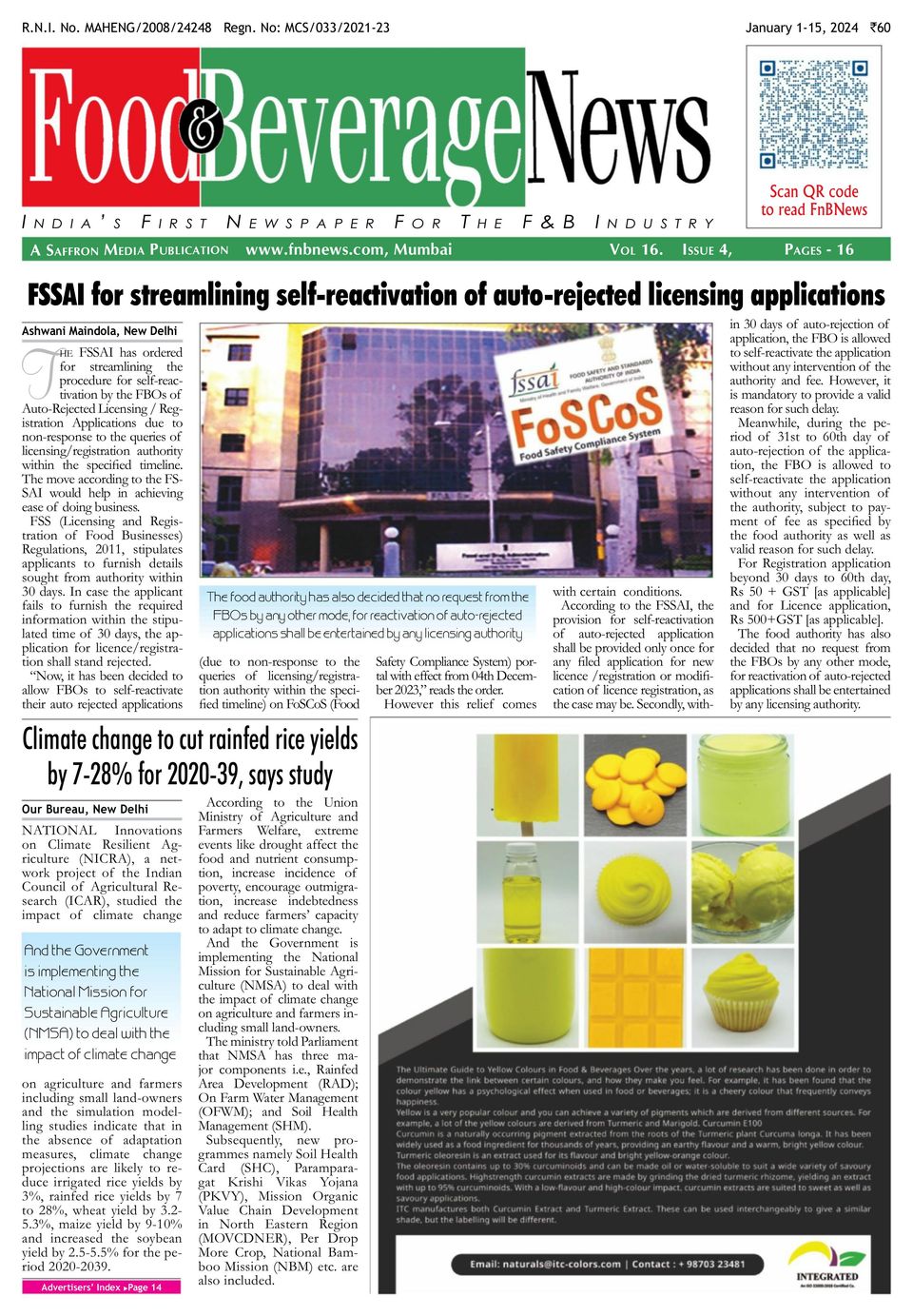 Food and Beverage News Magazine - Get your Digital Subscription
