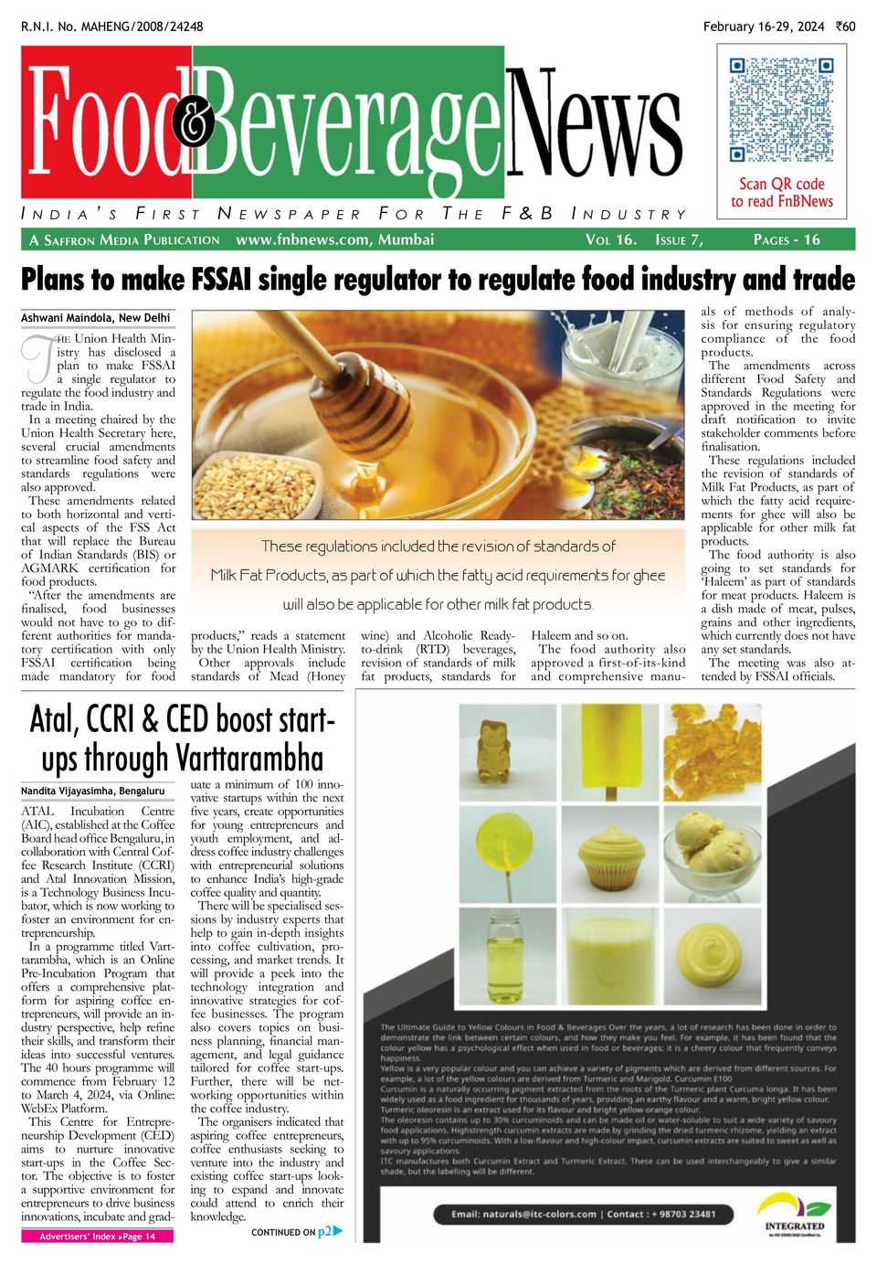 Food and Beverage News Magazine - Get your Digital Subscription