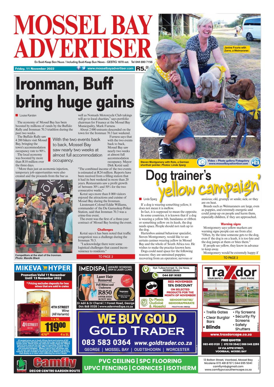 Get digital access to Mosselbay Advertiser - November 11, 2022 issue ...