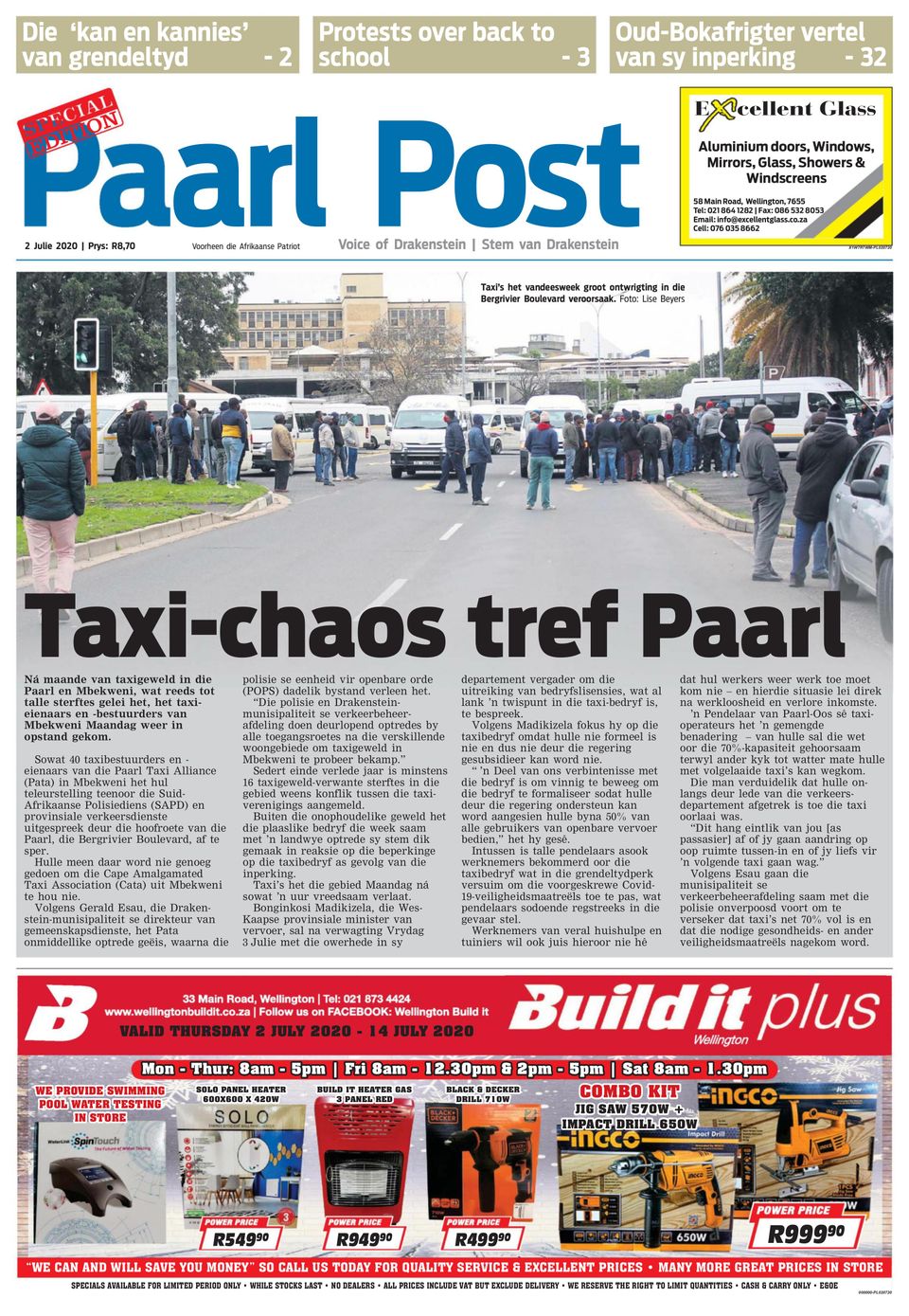 Get digital access to Paarl Post - July 02, 2020 issue | Magzter.com