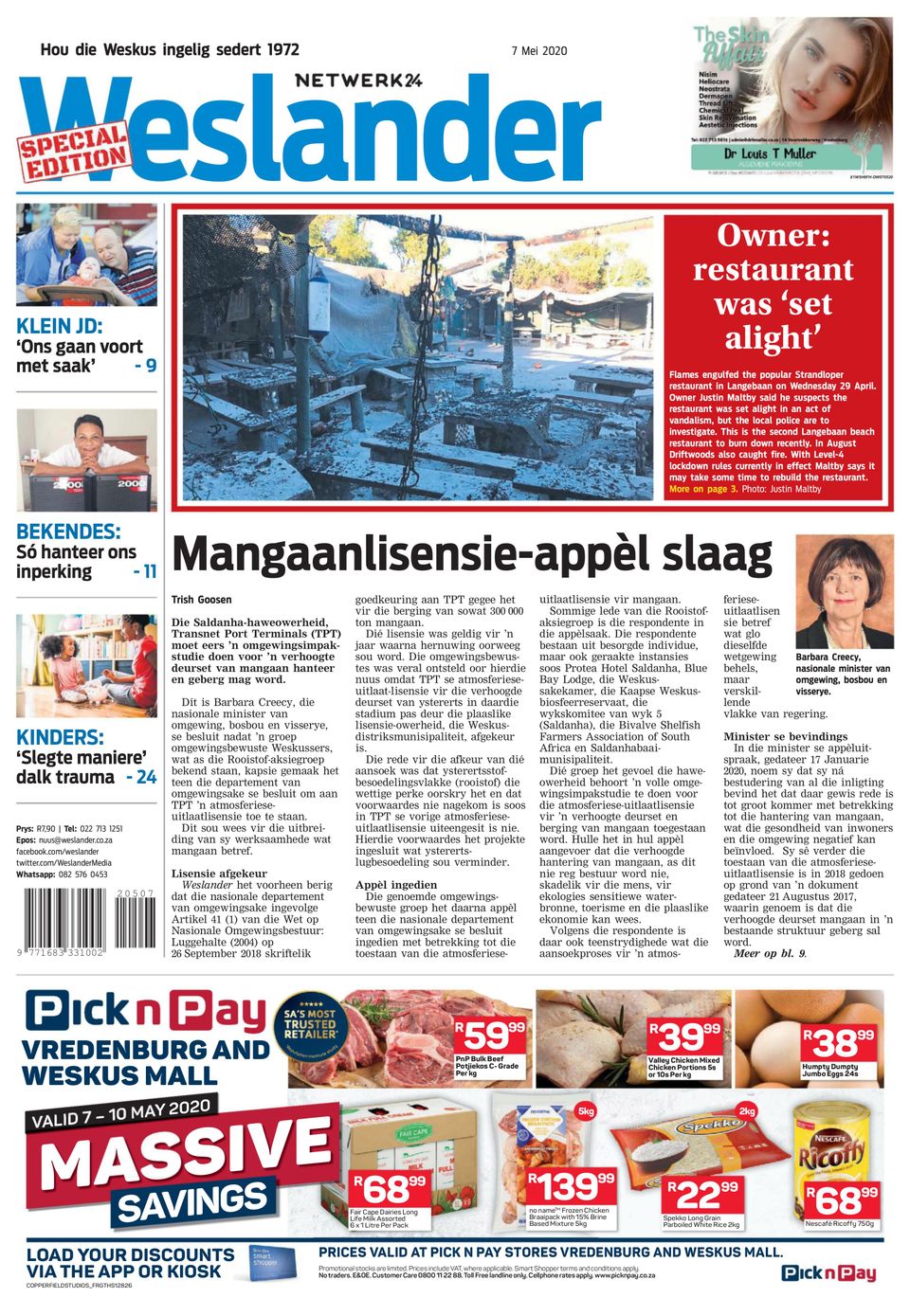Get digital access to Weslander - May 7, 2020 issue | Magzter.com