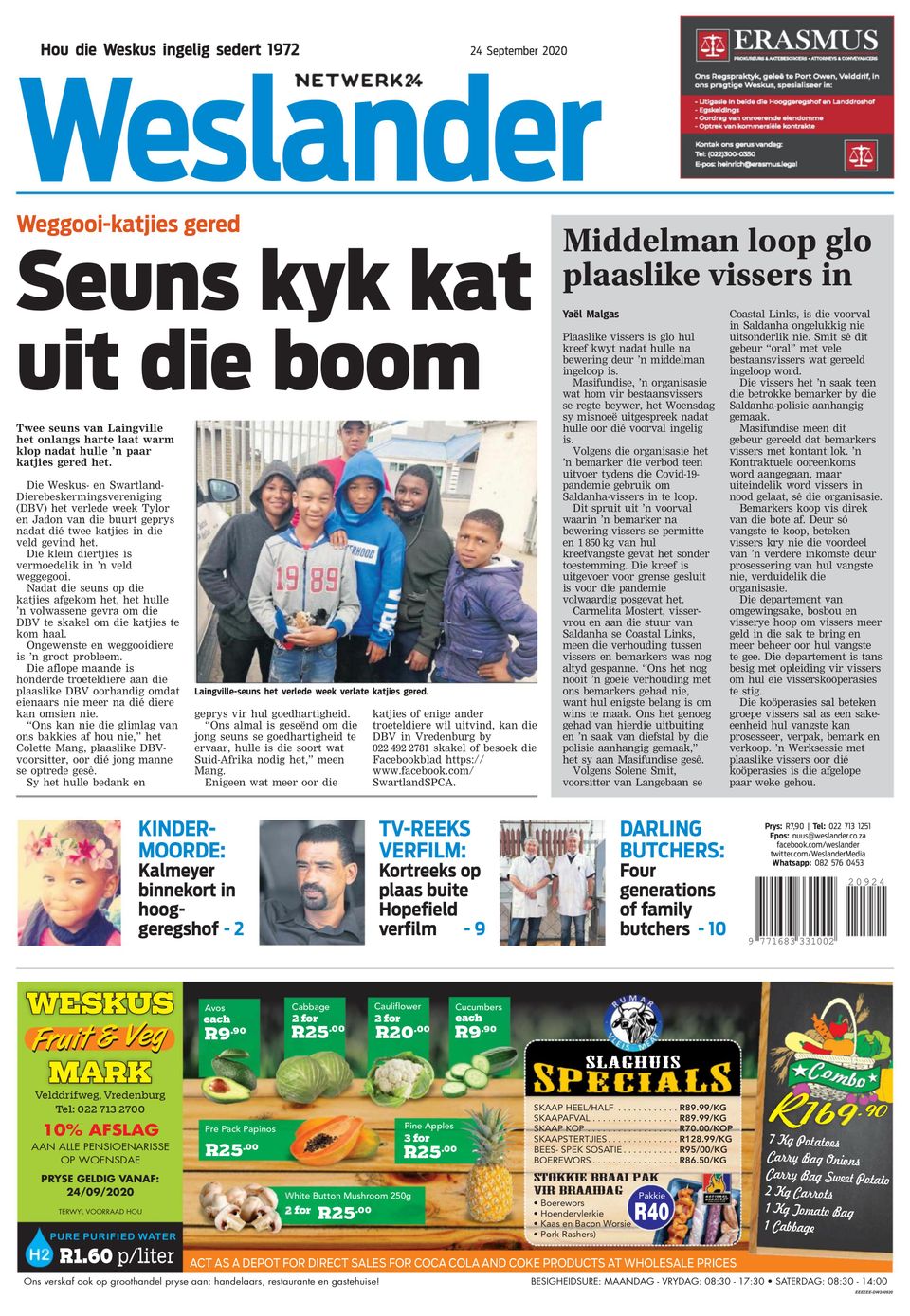 Weslander-September 24, 2020 Newspaper - Get your Digital Subscription