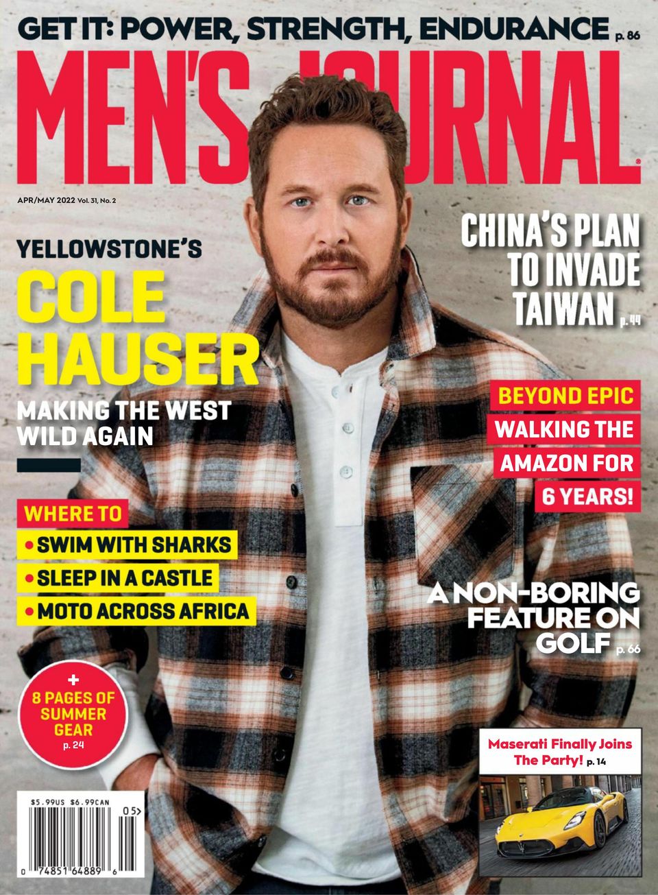 Men's Journal-April - May 2022 Magazine - Get your Digital Subscription
