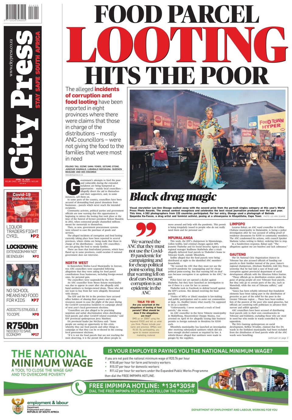 Get digital access to City Press - April 19, 2020 issue | Magzter.com